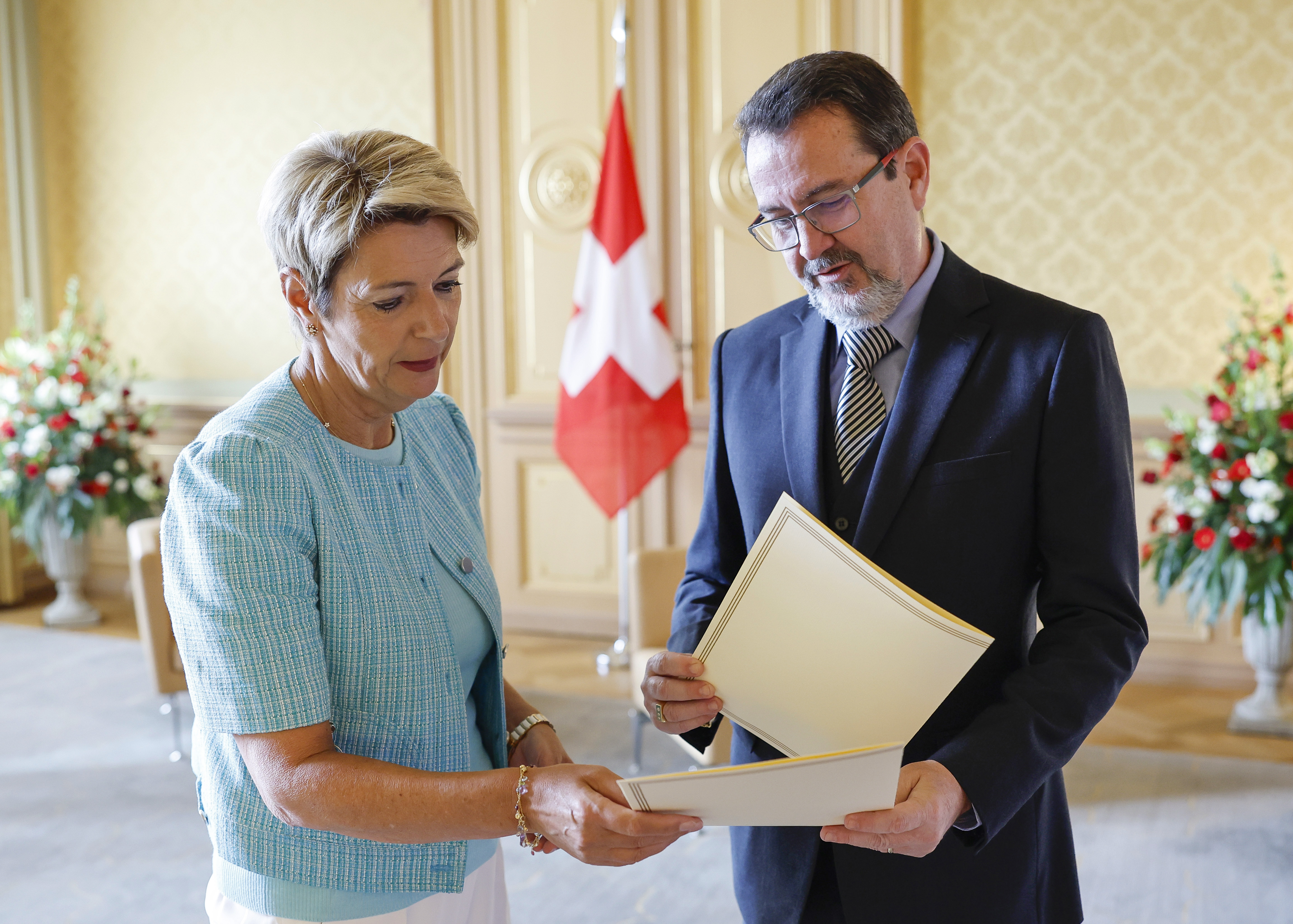 Presentation of Letter of Credence by Ambassador Brian Neil Joseph ...